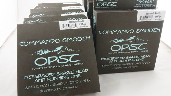 OPST Commando Smooth Integrated Skagit Head/Running Line - Chagrin ...