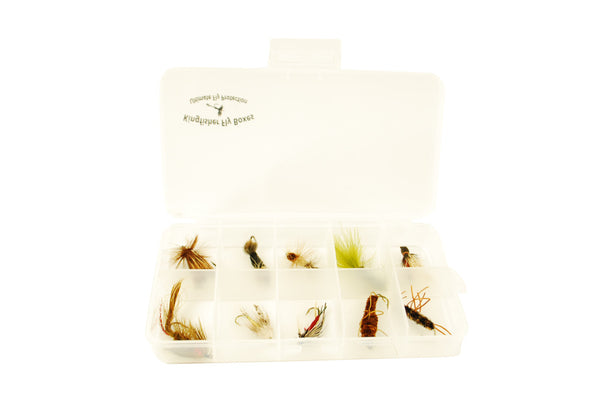 CRO Clear Fly Box - 10 Compartments - Chagrin River Outfitters